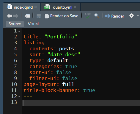 Data Science Portfolio with Quarto