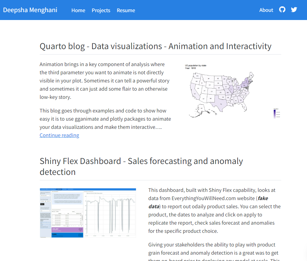Data Science Portfolio with Quarto