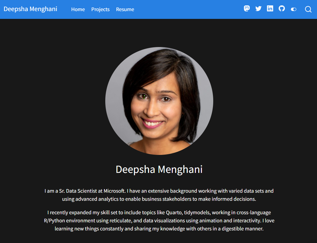 Data Science Portfolio with Quarto