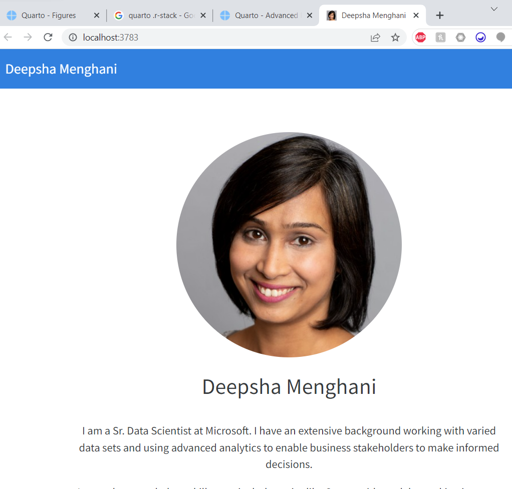 Data Science Portfolio with Quarto