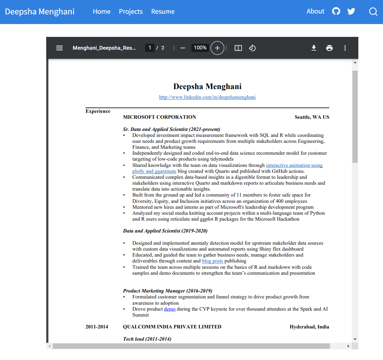 Data Science Portfolio with Quarto